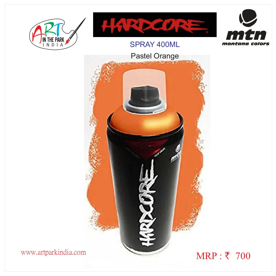 MTN HARDCORE SPRAY PASTEL ORANGE – Artparkindia