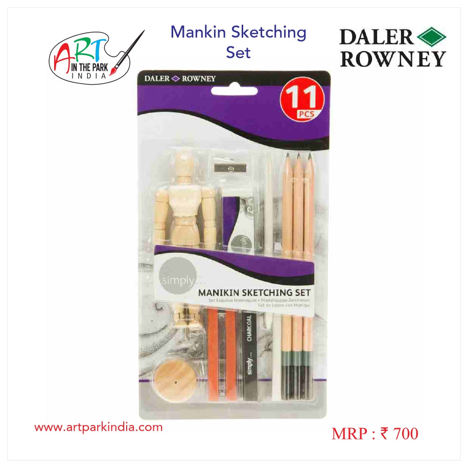 DALER ROWNEY MANKIN SKETCHING SET – Artparkindia