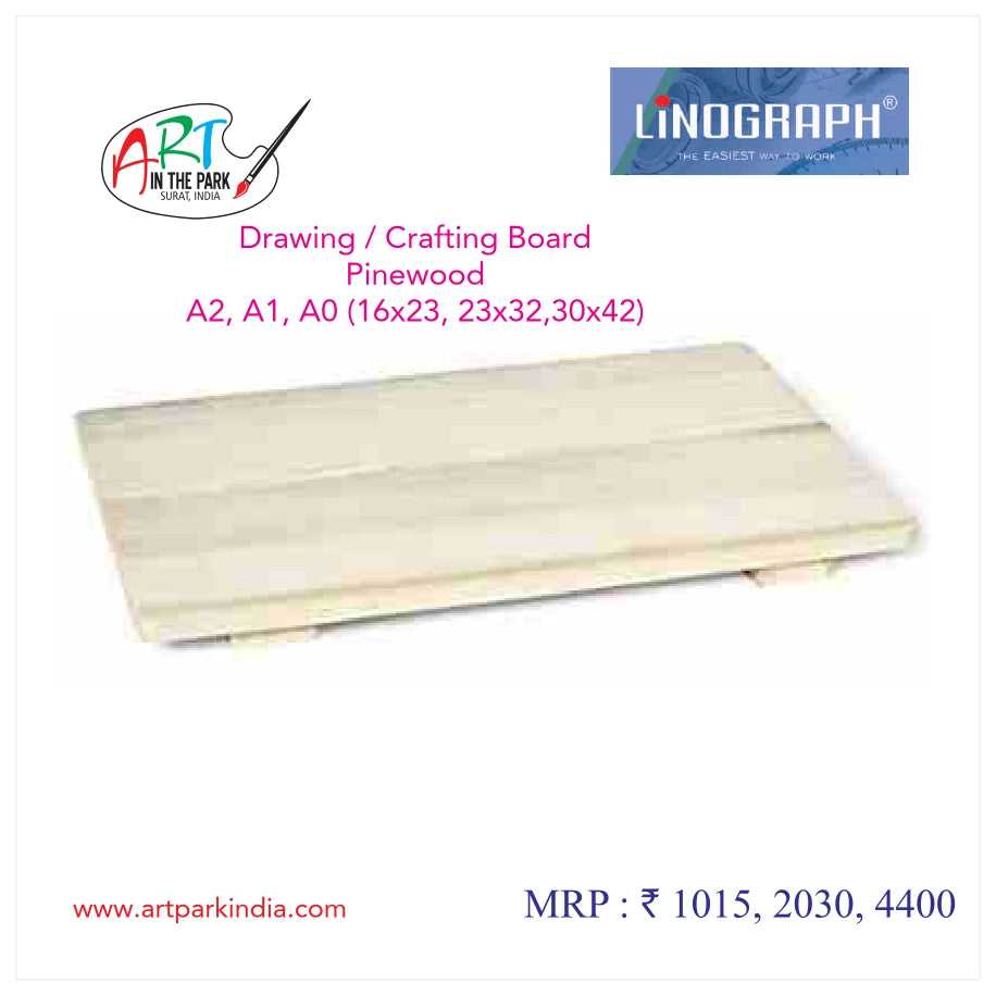 LINOGRAPH DRAWING/CRAFTING BOARD PINEWOOD A2 – Artparkindia